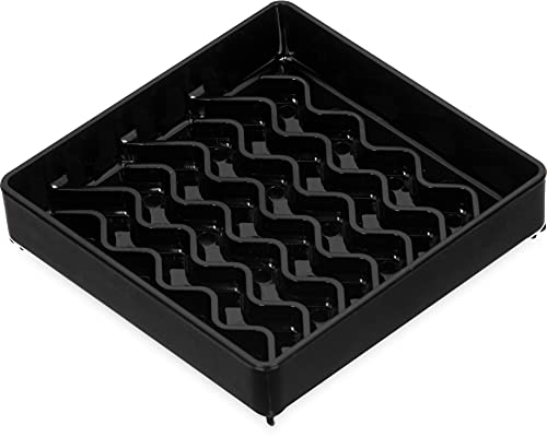 Carlisle FoodService Products 1102003 Square Drip Tray, San, Black
