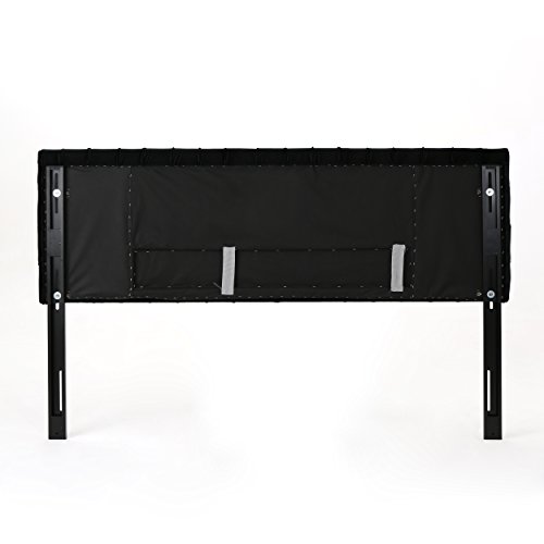 Christopher Knight Home Jezebel Tufted Velvet Headboard, King / Cal King, Black / Black