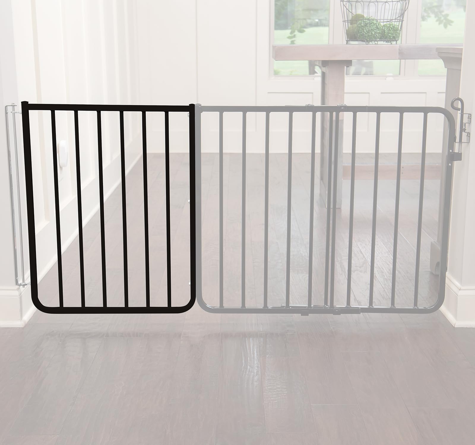 Cardinal Gates BX2 Baby Gate Extension - Fits Cardinal Gates Safety Gates - 21.75 Inch Wide Dog Gate Extension - Black
