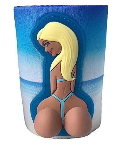 Brazilian Bouncing Butt Insulated Can Cooler Booty Twerking