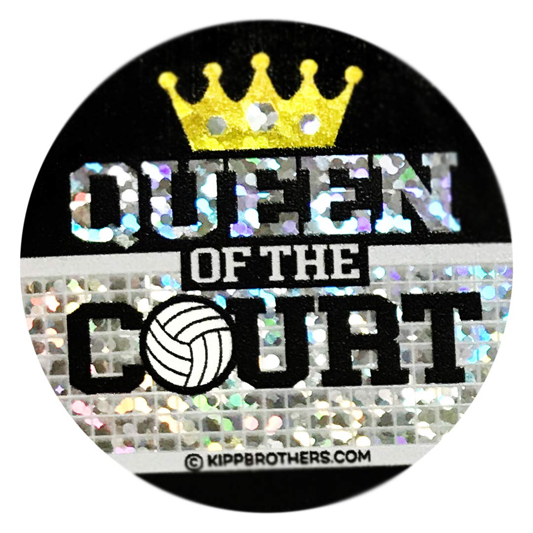 Assorted Volleyball Sports Sparkle Sticker Sheet Pack - 102 Stickers