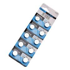 AG13 LR44 L1154 357 A76 Alkaline Button Cell Battery with Retail Blister Pack Cards (100) by YMCtoys
