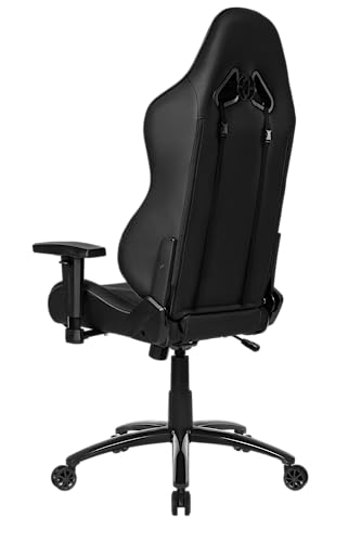 AKRacing Core Series SX Gaming Chair with High Backrest, Recliner, Swivel, Tilt, Rocker and Seat Height Adjustment Mechanisms with 5/10 Warranty - Black