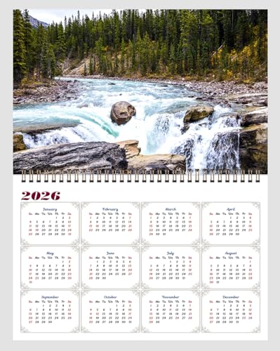 2025 Spiral-bound Wall Calendar (The Great Outdoors) - 12 Months Desktop/Wall Calendar/Planner