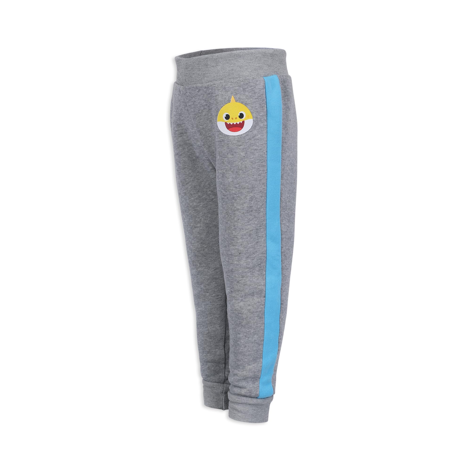 Nickelodeon Baby Shark Boys Zip Up Hoodie, T-Shirt, and Pants 3 Piece Set for Toddlers