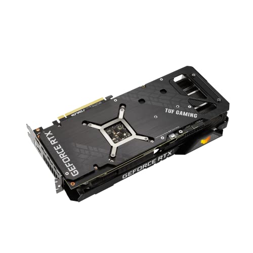 ASUS TUF Gaming NVIDIA GeForce RTX 3060 Ti OC Edition Graphics Card (PCIe 4.0, 8GB GDDR6X, HDMI 2.1, DisplayPort 1.4a, Dual Ball Fan Bearings, Military-Grade Certification, GPU Tweak III)
