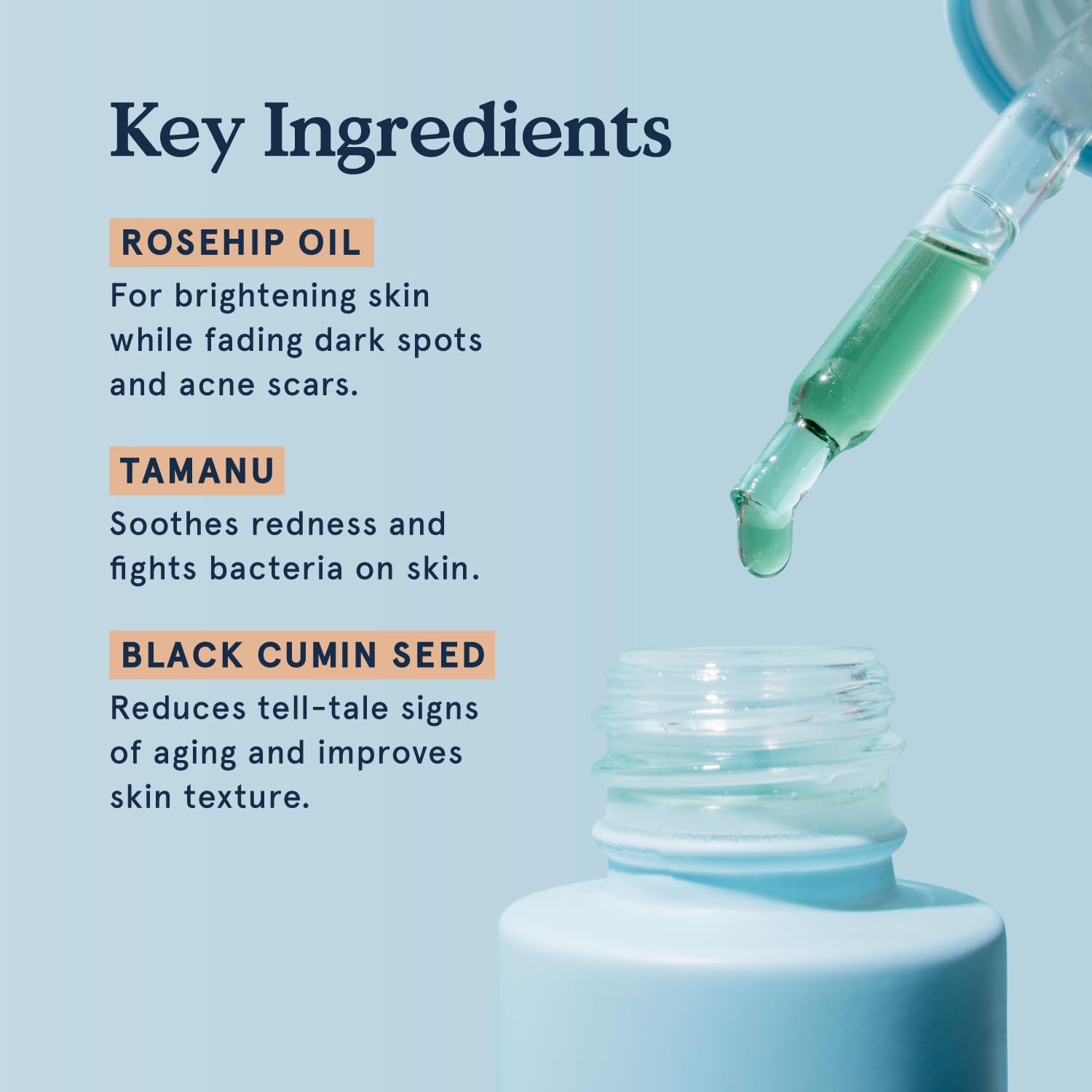 Blume Meltdown - Blue Tansy Face Oil - Acne Treatment + Pore Minimizer - Skin-Smoothing Face Serum with Black Cumin Seed & Rosehip Oil - Helps Calm Redness and Improve Texture (0.5 oz)