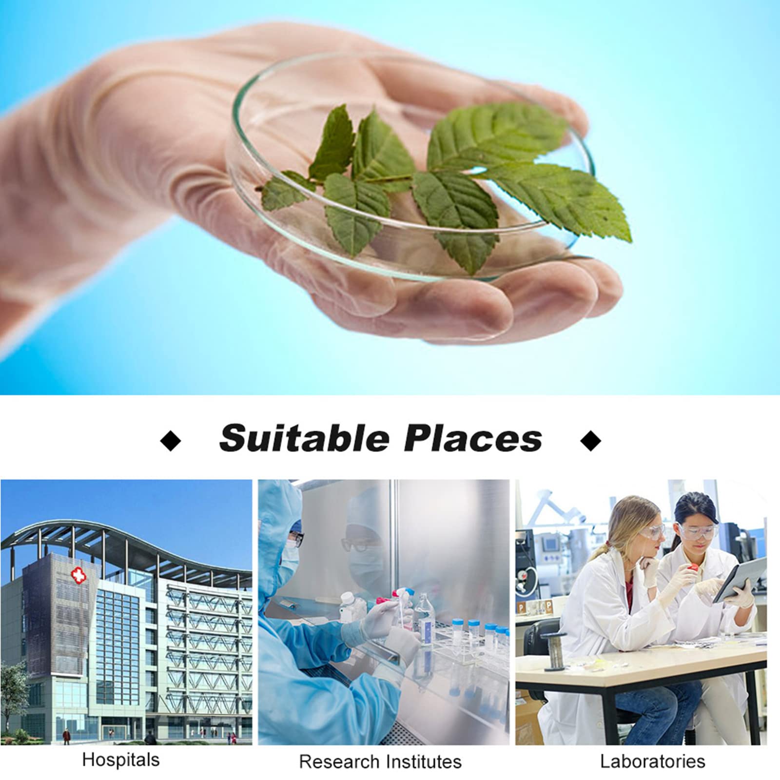 20 Pack Sterile Plastic Petri Dishes with Lid, 90mm Dia x 15mm Deep, Lab Petri Plate Dish for Lab Analysis, School Projects, Blood Samples, Bacteria, Plant & Seed Cultivation Cell-Culture Petri Dish