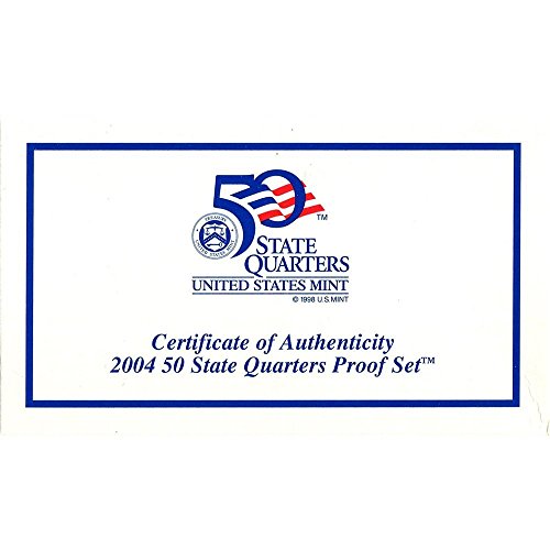 2004 S 50 State Quarters Proof Set Brilliant Uncirculated Proof