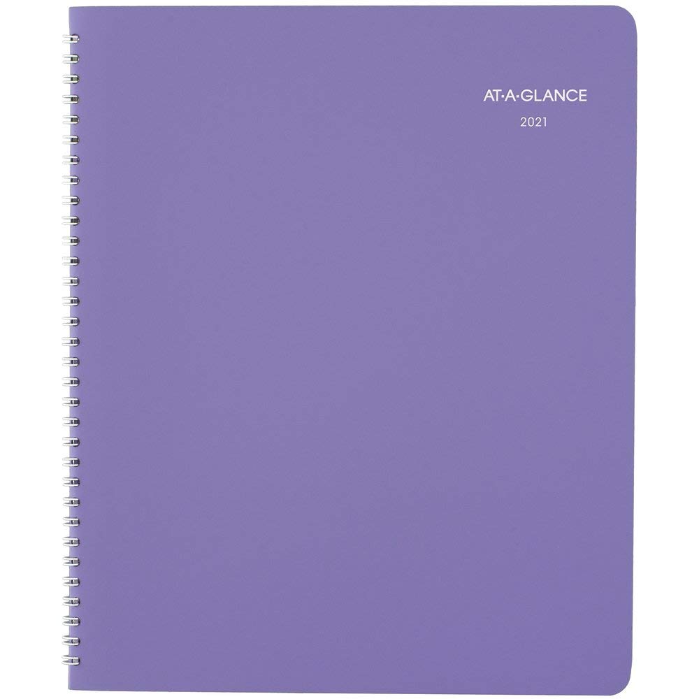 2021 Monthly Planner by AT-A-GLANCE, 8-1/2" x 11", Large, Beautiful Day, Lavender (938P-900-21)