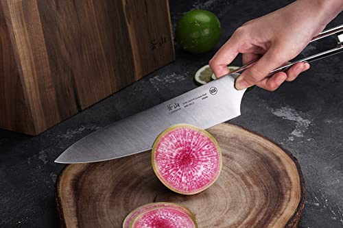 Cangshan N1 Series 6-Piece German Steel Forged Knife Block Set, Walnut Block