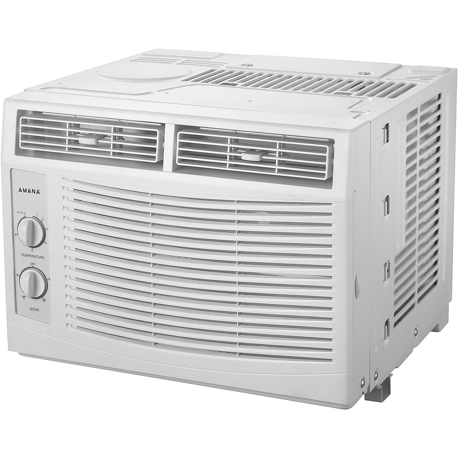 Amana 5,000 BTU 115V Window-Mounted Air Conditioner with Mechanical Controls, White