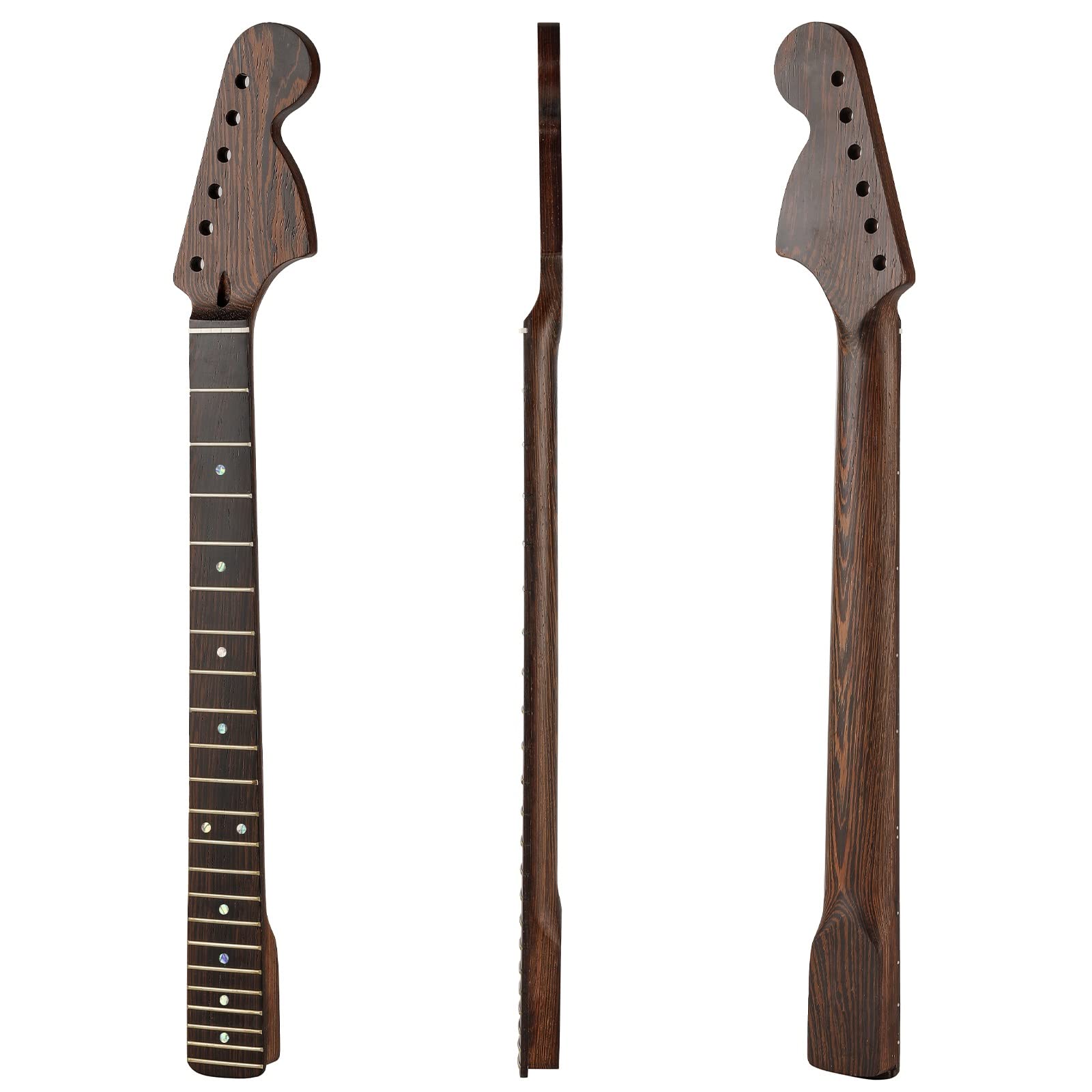 22 Fret ST Wenge Electric Guitar Neck Big Head for ST Style Guitar DIY Parts Replacement