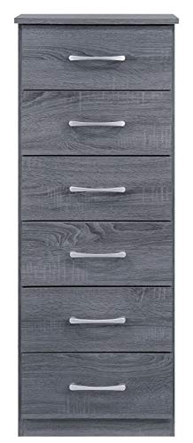 Glory Furniture Boston , Gray Lingerie Chest, 46" H X 18" W X 16" D