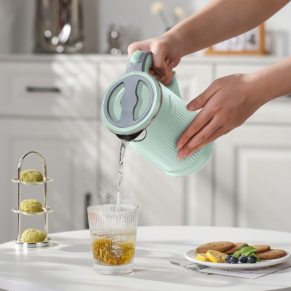 800ML Electric Kettle with Stainless Steel 110V Small Electric for Office,Hotel,Travelling for 1-2 Person Light Weight for Easy Take