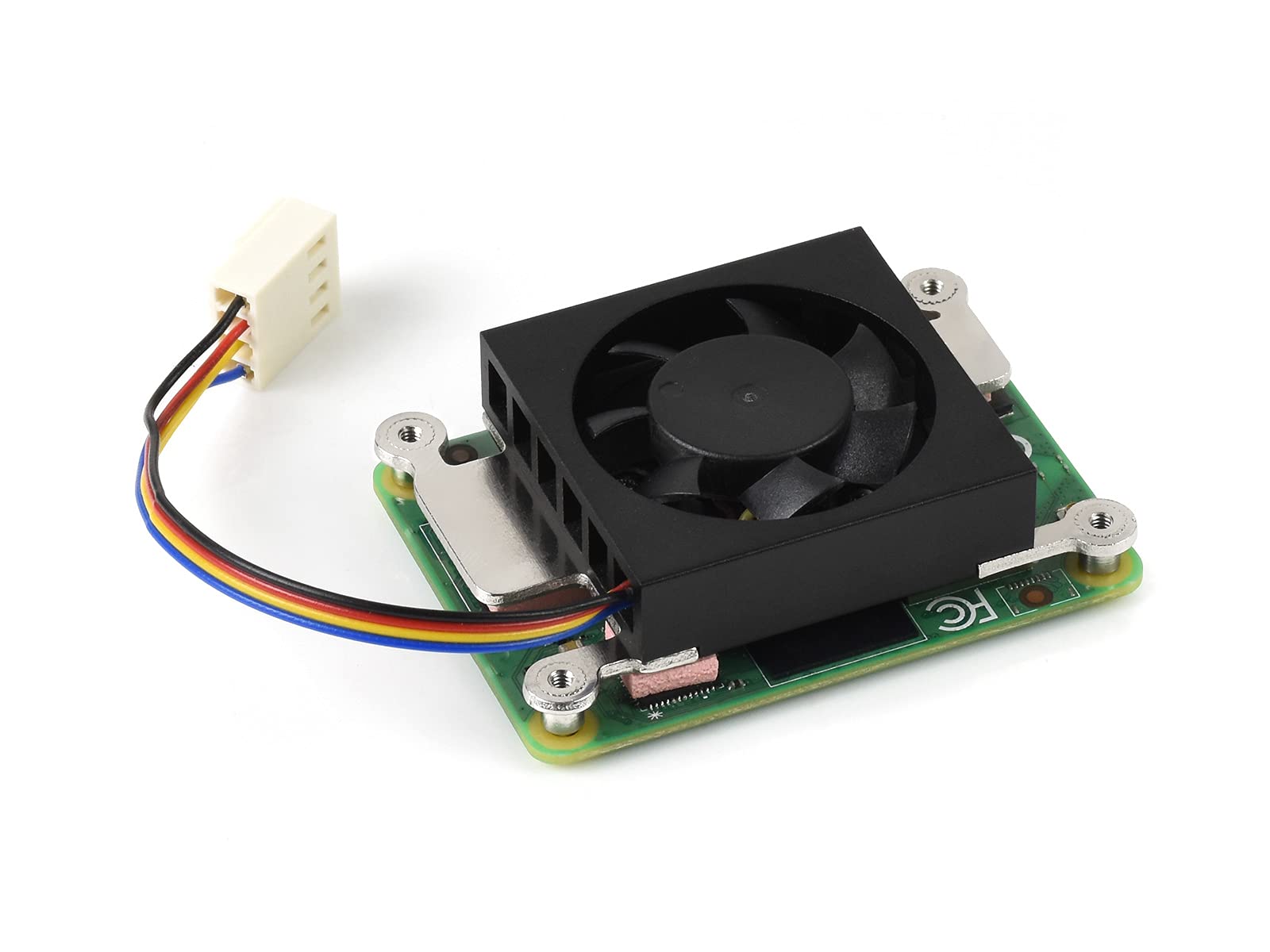 for Compute Module 4 3007 Cooling Fan 5V CPU Cooling Fan Cooler Radiator with Thermal Tapes, Low Noise, PWM Speed Adjustment