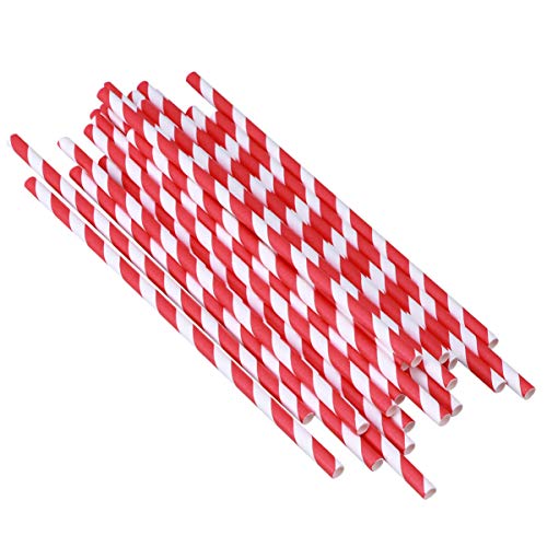25 Pcs Paper Straws Bulk Cocktail Drink Stirrers Beverage Straws Eyedropper Party Stuff Party Supplies Birthday Party Straw Colorful Straws Drinking Straw Striped Paper Degradable