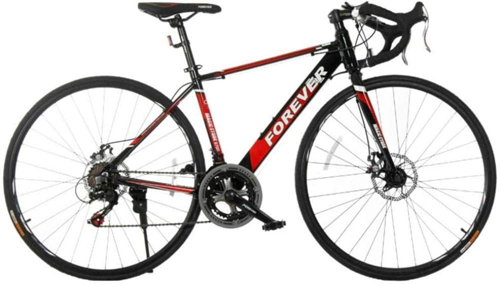 27" Wheel Adults Bike 14 Speed Gears Adult Disc Brakes Lightweight Adjustable Seat & Handlebar, Wheels/Red Red
