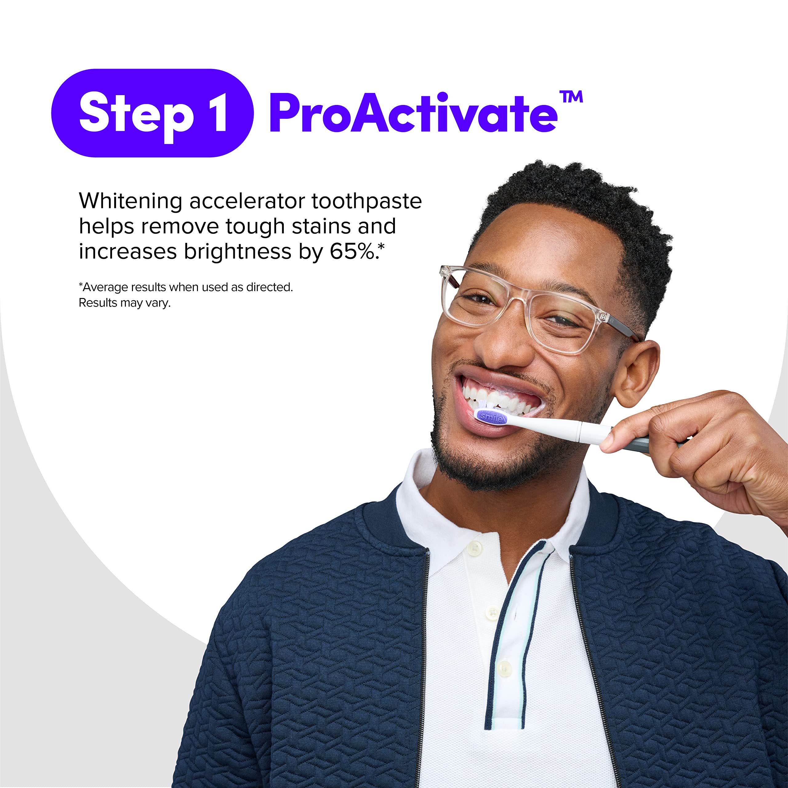 SmileDirectClub Pro Teeth Whitening Gel System with LED Light - 4 Pack Pens and Whitening Toothpaste - Professional Strength Hydrogen Peroxide - Pain Free and Enamel Safe