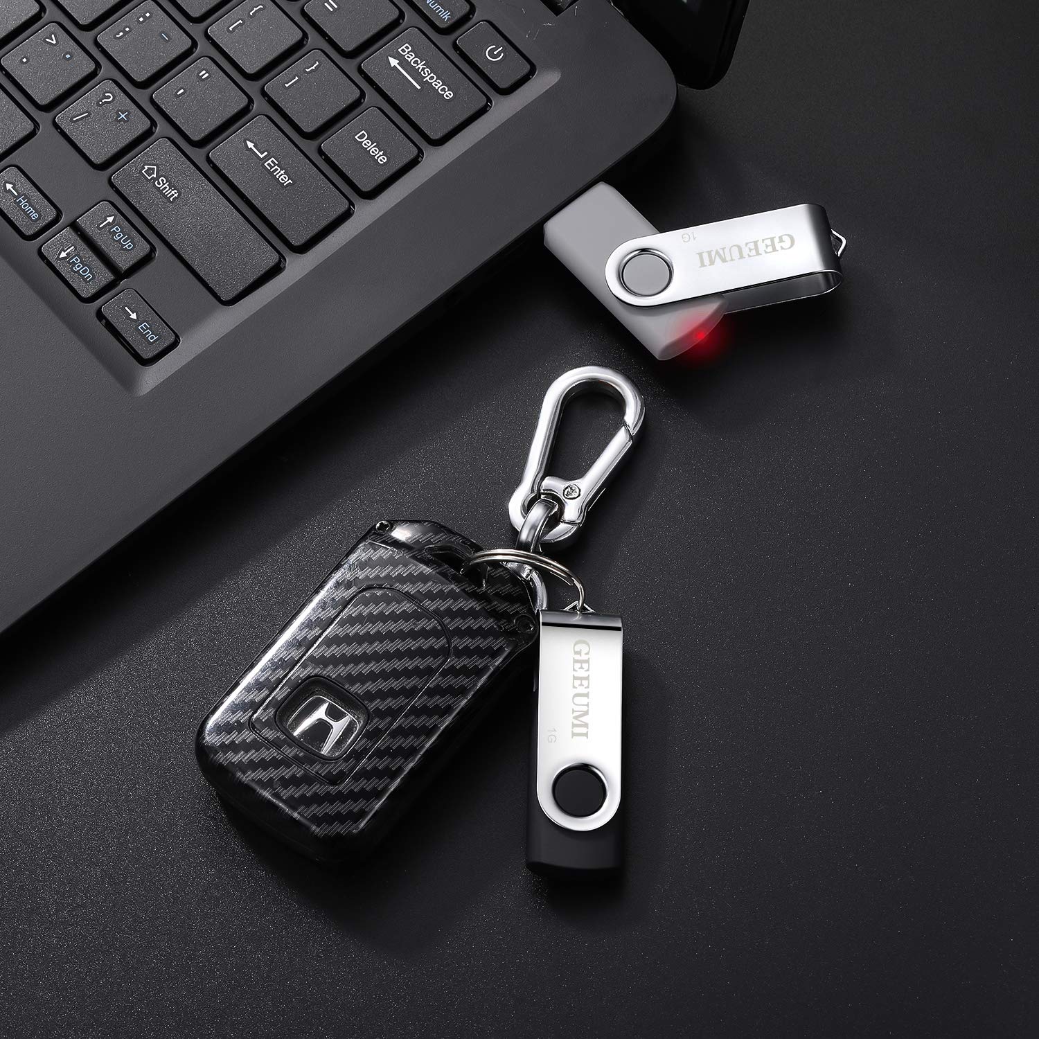 20 Flash Drive Pack 16GB Thumb Drive,Swivel Memoria USB 16GB 2.0 GEEUMI Bulk Pen Drives Jump Drive for Data Storage, File Backup(20 Pack,Multi-Color)