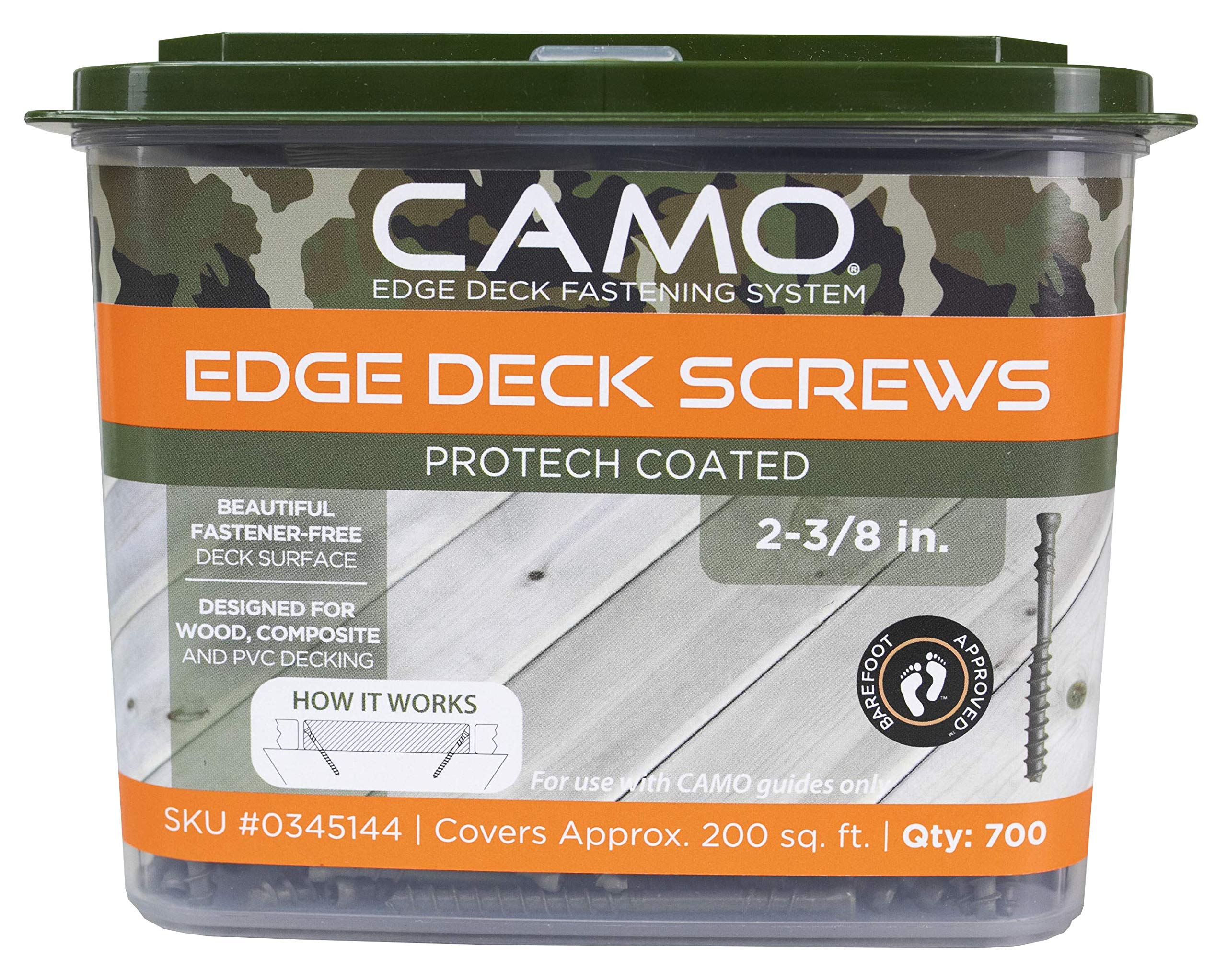 CAMO Edge Deck Screws 2-3/8" ProTech (1750 ct)