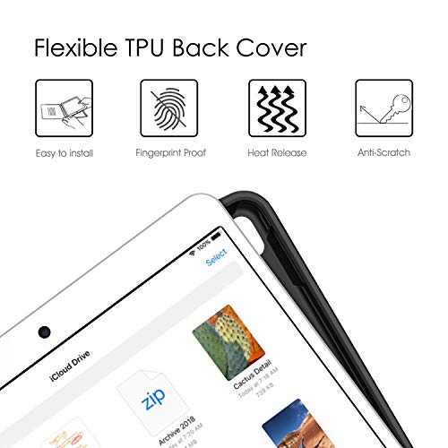 Fintie Keyboard Case w/Pencil Holder for iPad Air 3rd Gen 10.5" 2019 / iPad Pro 10.5" 2017 - SlimShell Soft TPU Back Protective Cover w/Magnetically Detachable Wireless Bluetooth Keyboard, Composition