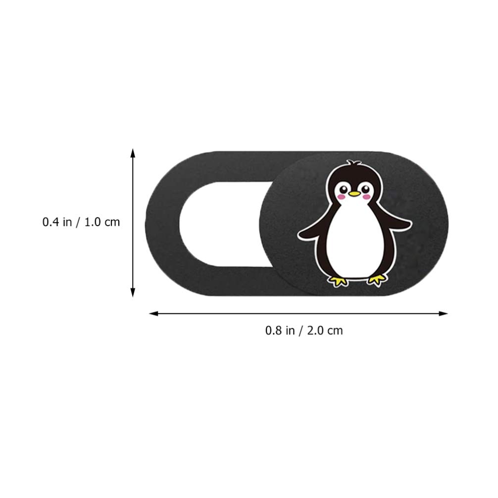 SOLUSTRE Slide Blocker 6 PCS camera cover camera privacy cover phone camera blocker laptop cam cover rainbow webcam cover slide animal webcam cover smartphone webcam cover lapdesk lens cap