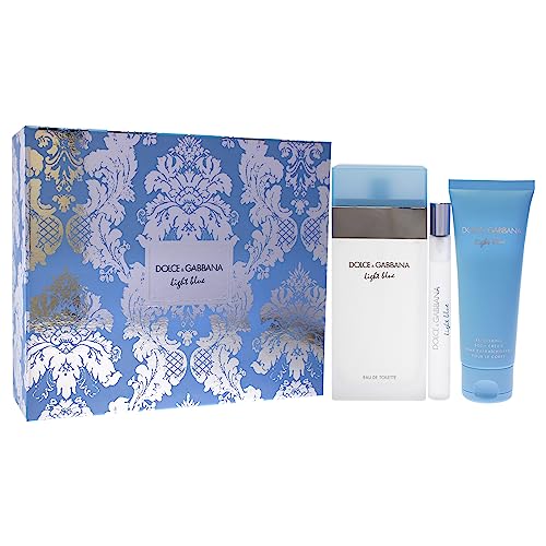 Dolce & Gabbana LIGHT BLUE GIFT SET, 3 Count