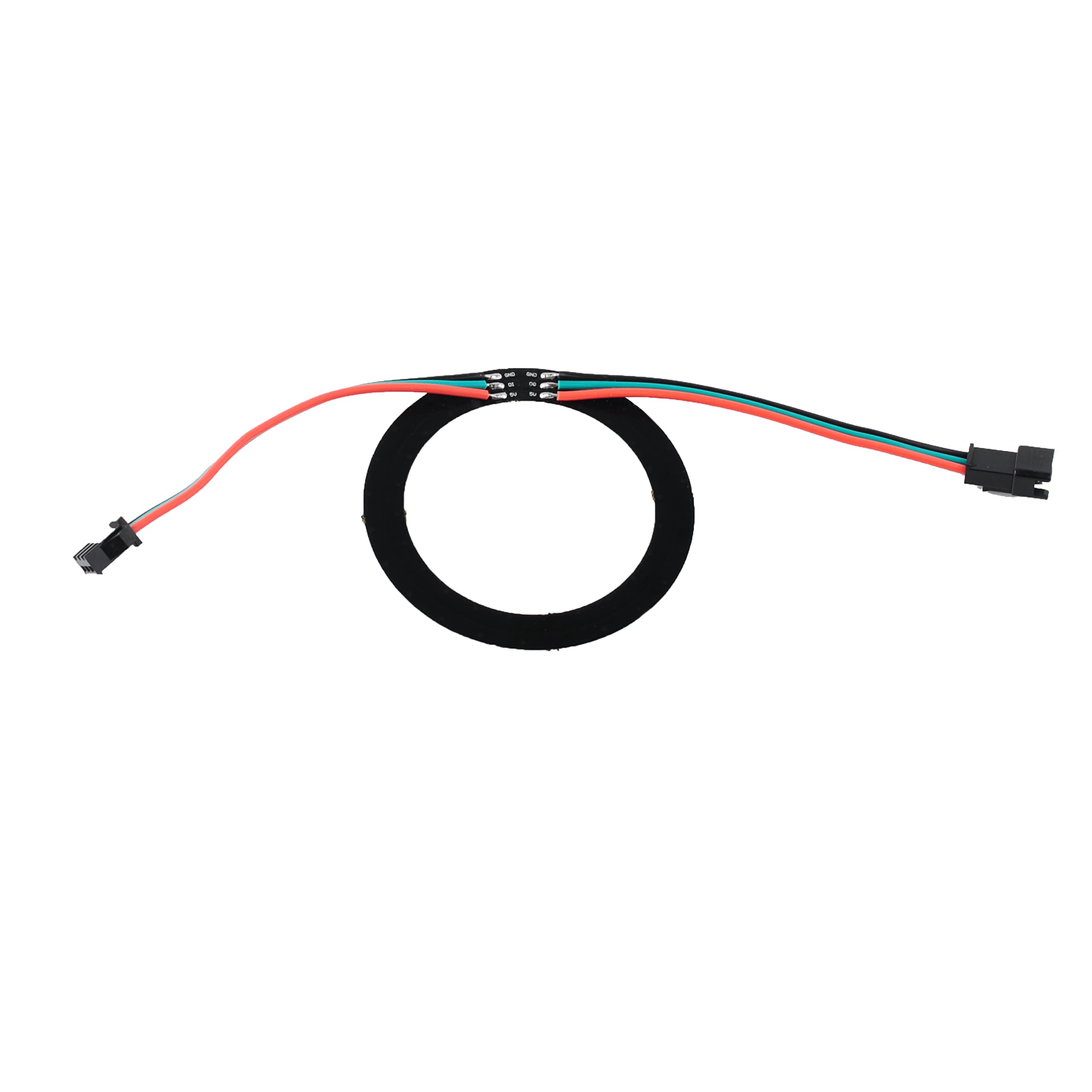 24 RGB LED Ring 24 X WS2812 5050 Full Color with Integrated Drivers 24 Bits forArduino Raspberry Pi ESP8266 Nodemcu DC5V