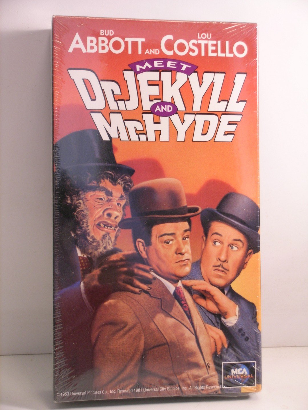 Bud Abbott & Lou Costello Meet Dr. Jekyll and Mr. Hyde-VHS VIdeo Tape