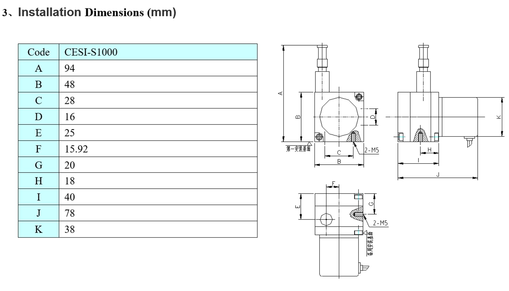 CALT 1 Meter 1000mm Stroke Linear String Pot Encoder Sensor 6 Digit Digital Meter Counter Display pushpull ABZ 3 signals 5-26V DC