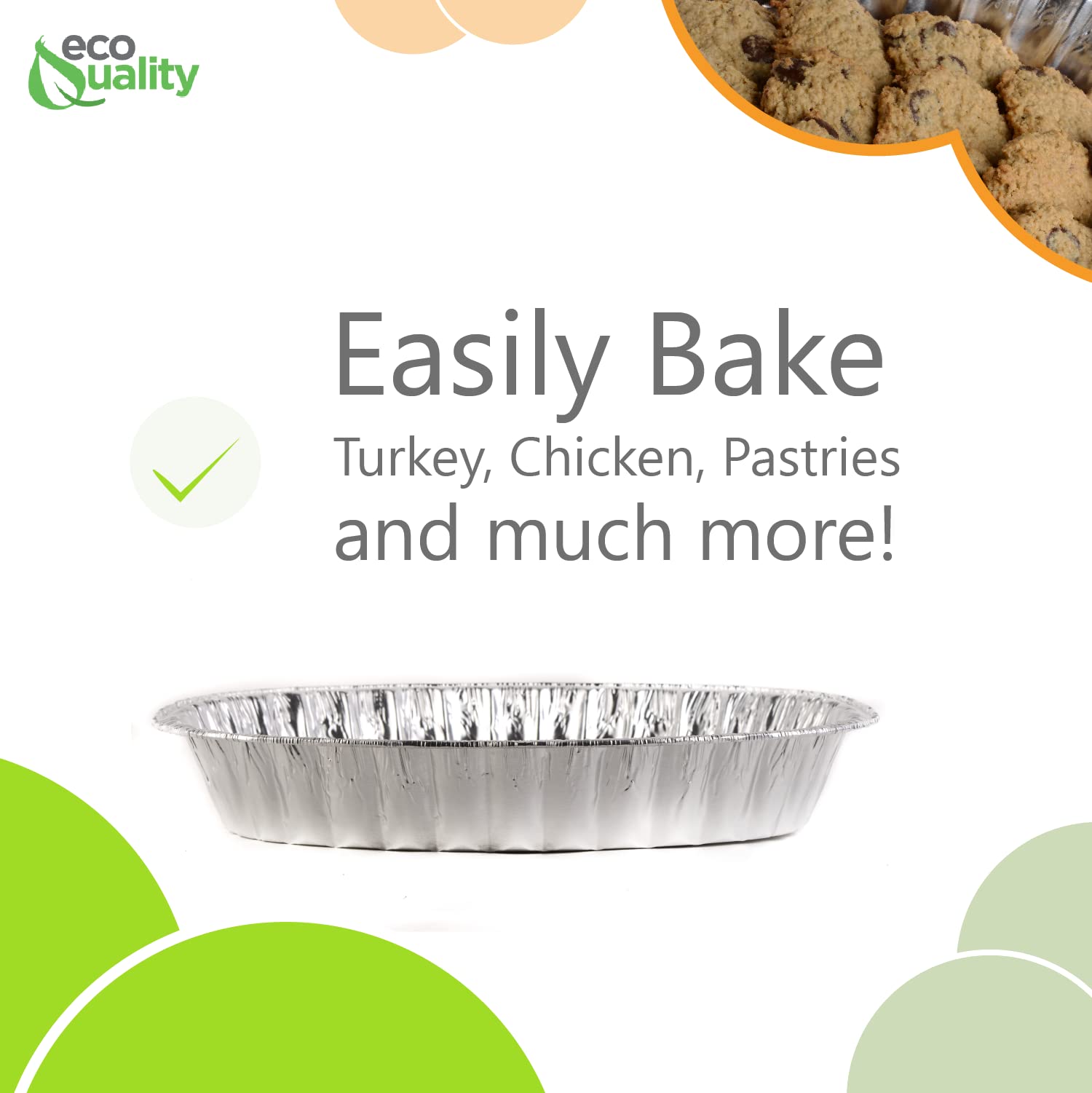 20 PACK - Disposable Durable Oval Roaster Pan - Turkey Roasting Pans Extra Large, Heavy-Duty Aluminum Foil | Deep, Oval Shape for Chicken, Meat, Brisket, Roasting, Baking | Recyclable | USA MADE