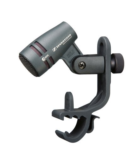 3 Sennheiser E604 Dynamic Cardioid Instrument Microphone Kit with drum rim clips and 3 mic cables bundle