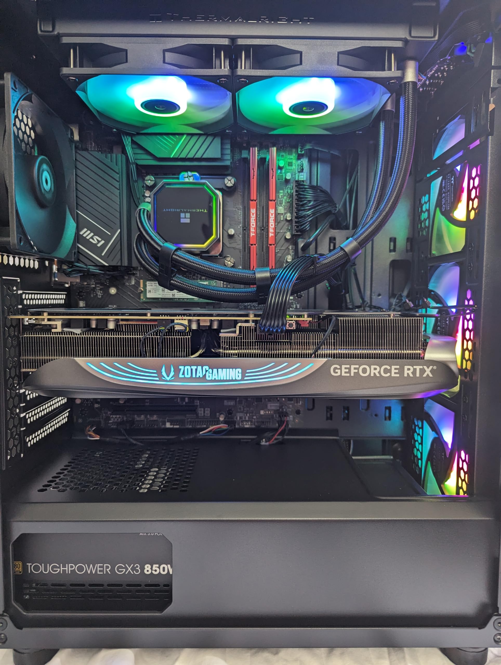 Centaurus Polaris 5A8 PC - AMD Ryzen 9 7900X 12-Core, 32GB DDR5 RAM, RTX 4090 24GB, 2TB NVMe SSD, 240mm Liquid Cooler, Windows 11 Pro | VR Ready Custom Gaming Computer Desktop