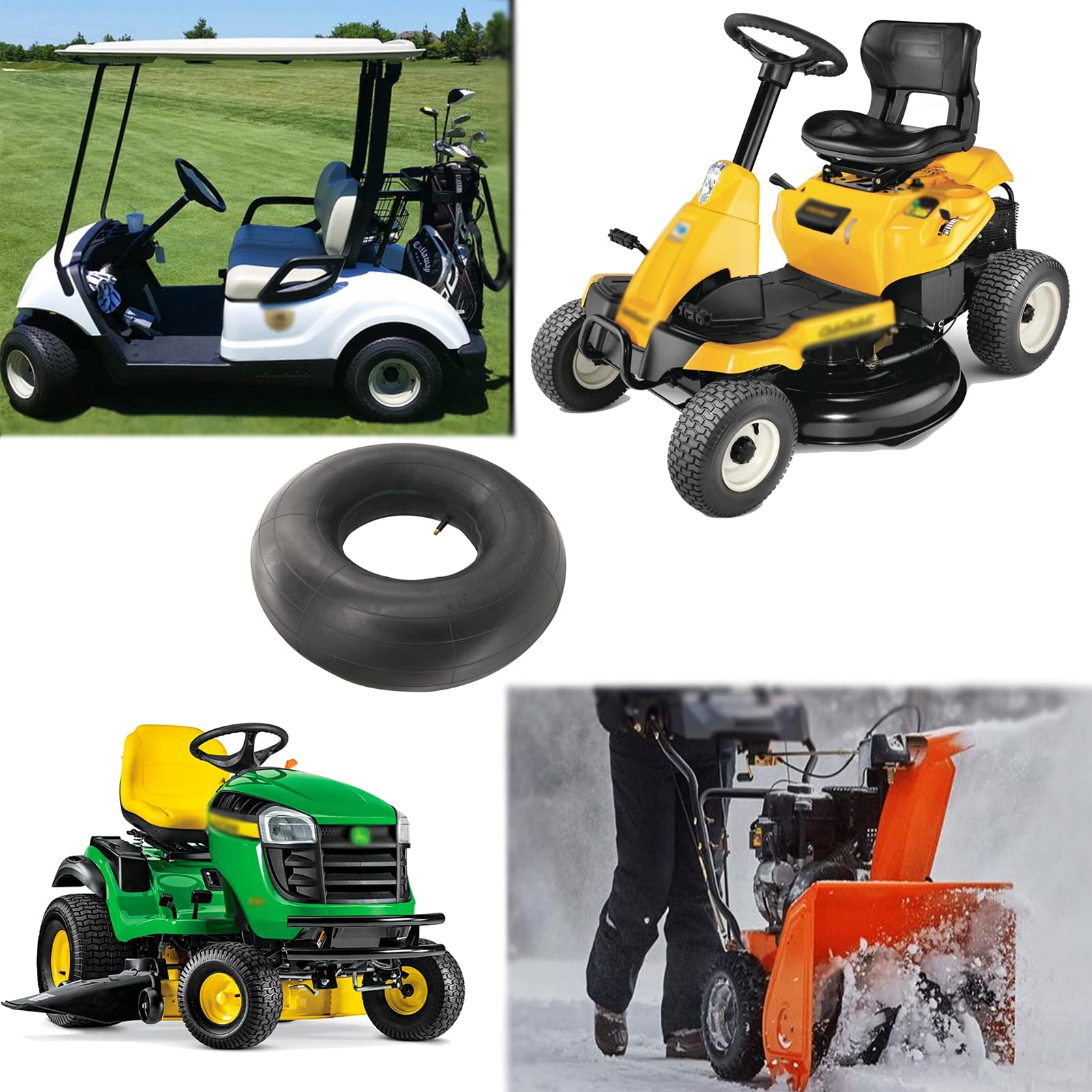 20x8.00-8 Inner Tubes, Fits Replacement 18x6.50-8,18x7.50-8, 18x8.50-8, Universal Fits Inner Tubes Straight Valve Stem Compatible with Lawn Mowers,Tractors,Snow Blower,Golf Carts,and Garden Trailer