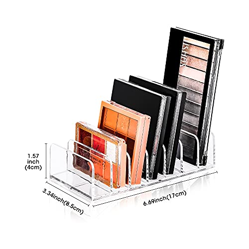 FoxFoxes Eyeshadow Palettes Acrylic Makeup Organizer - Eyeshadow Palette Cosmetic Organizer Eyeshadow Eyeshadow Palettes Makeup Organizer (1Pack-Small)