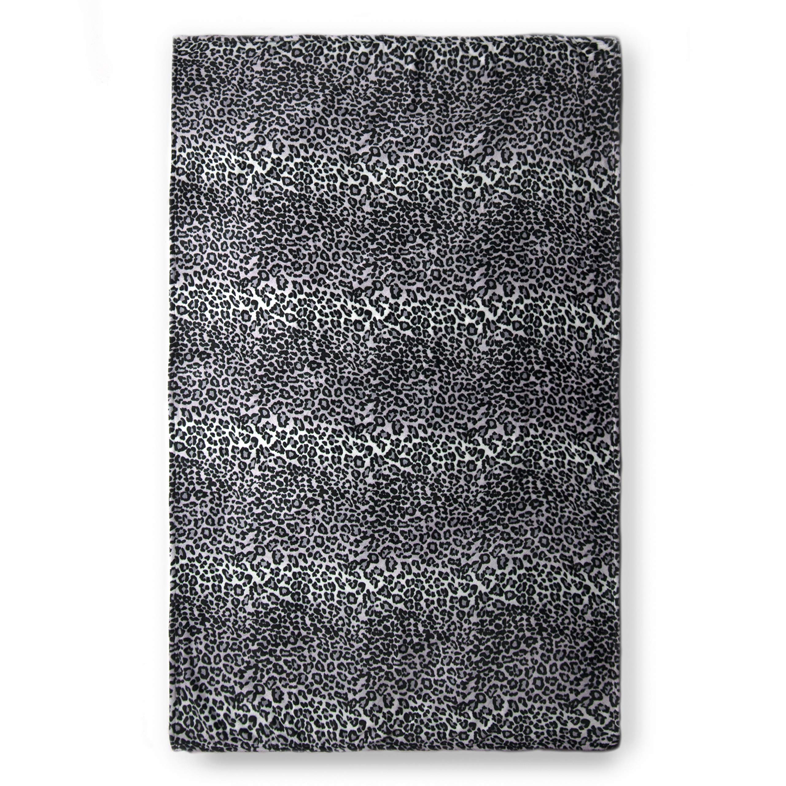 Tadpoles Super Soft Throw Blanket - Snow Leopard Print | 50" x 70" | Made of 100% Ultra-Soft Microdenier Polyester | Ideal as a Throw on a Bed, Sofa or Chair & Blanket for Picnic or Camping