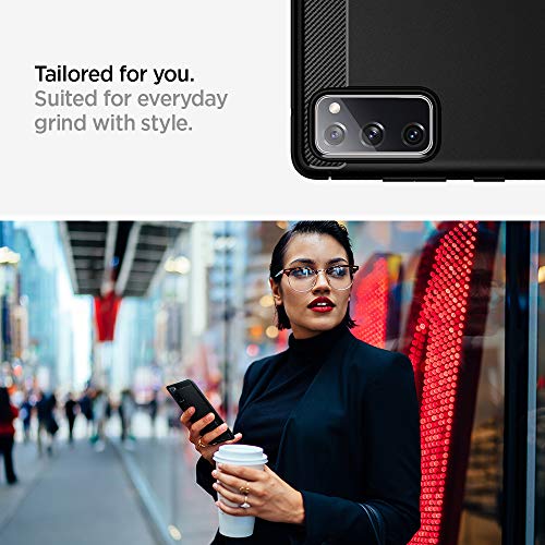 Spigen Rugged Armor Designed for Samsung Galaxy S20 FE 5G Case (2020) - Matte Black