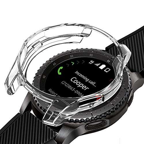 Case Compatible Samsung Galaxy Watch 46mm, NaHai TPU Slim Plated Case Shock-Proof Cover All-Around Protective Bumper Shell for Galaxy Watch 46mm SM-R800 Smartwatch, (Not Galaxy Watch 4 Classic 46mm)