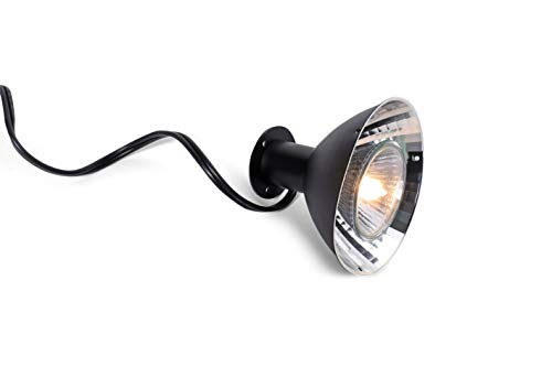 Carolina Custom Cages Reptile GU10 Halogen Dome Fixture with 54" AC Cord and Switch