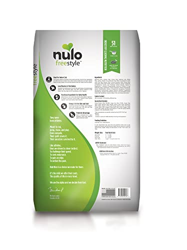 Nulo Freestyle Indoor Cat & Kitten Food, Premium Grain-Free Dry Small Bite Kibble, All Natural Animal Protein Recipe with BC30 Probiotic for Digestive Health Support, Duck,4pounds (Packaging may vary)