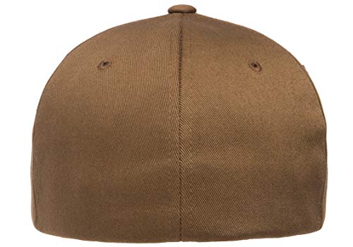Flexfit Men's Standard Athletic Baseball Fitted Cap, Coyote Brown, Large-X-Large
