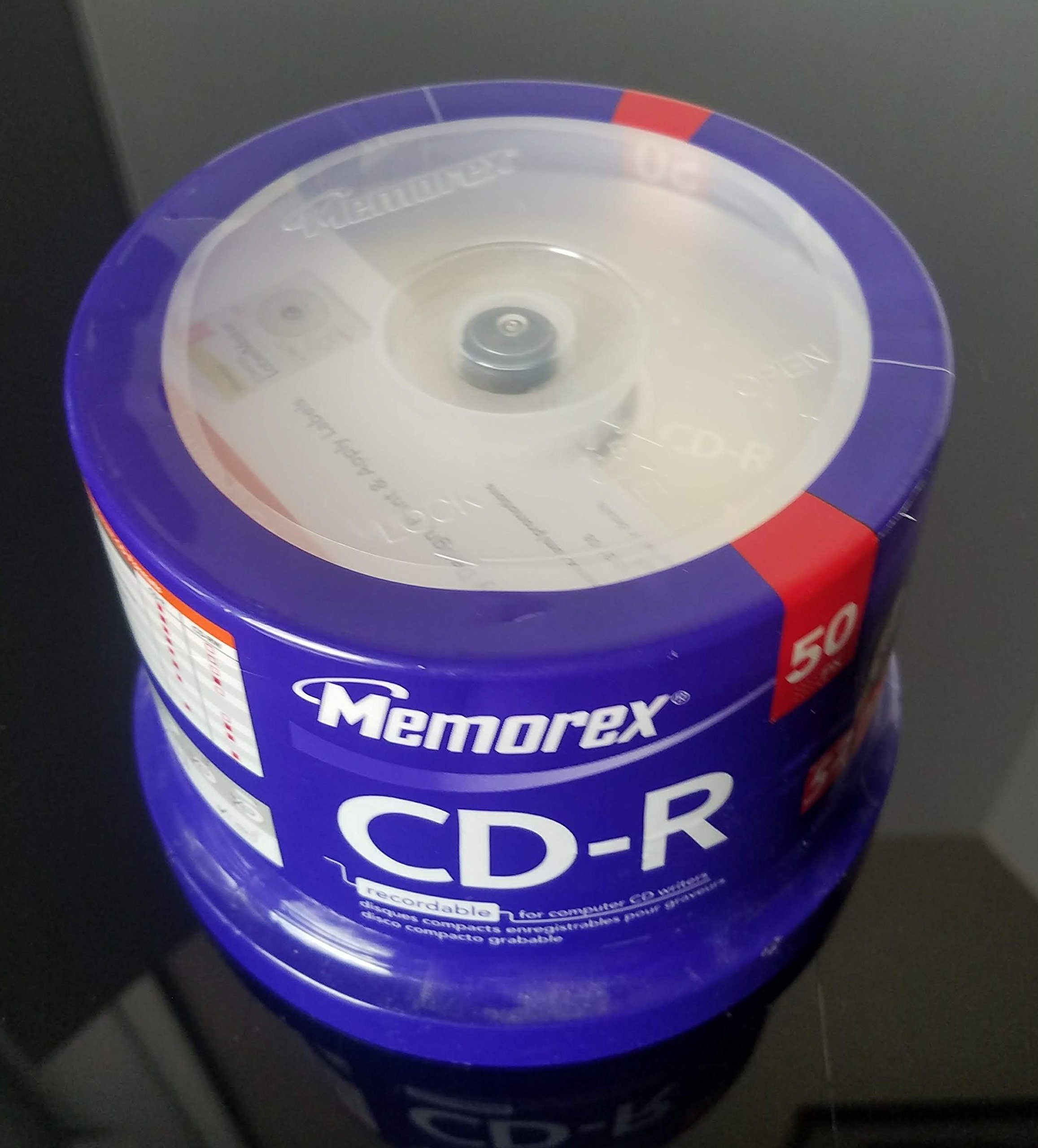 CD-R 80MIN 52X 50PK by TDK MfrPartNo 034707045637