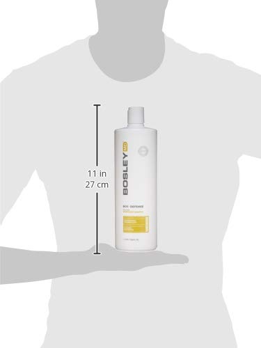 BosleyMD BosDefense Nourishing Shampoo for Light Thinning Hair (Color Safe), 33.8 fl oz.