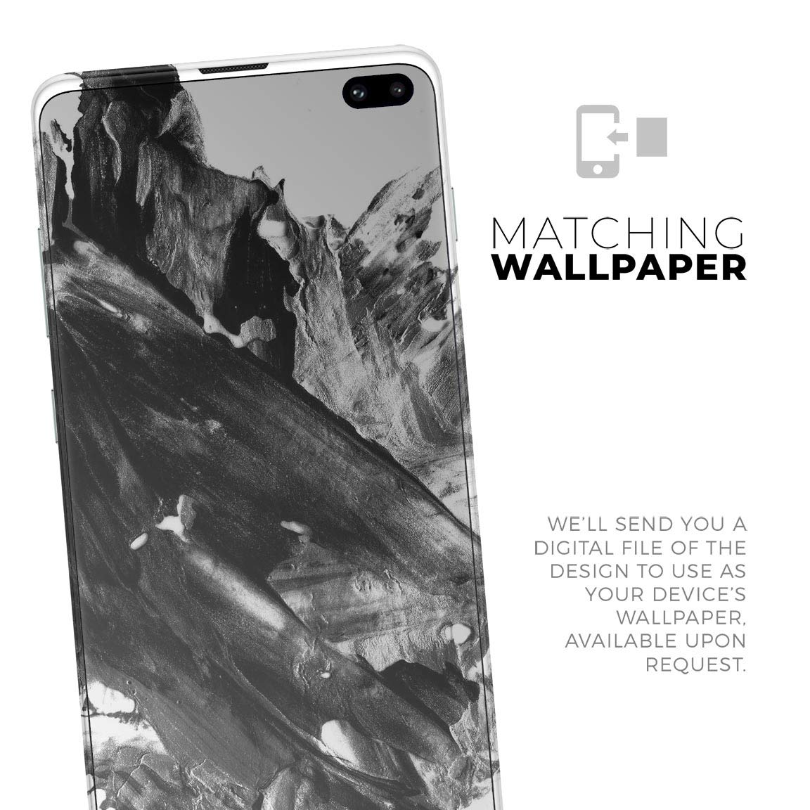 DesignSkinz Liquid Abstract Paint V59 Protective Vinyl Decal Wrap Skin Cover Compatible with The Samsung Galaxy S20 (Screen Trim & Back Glass Skin)