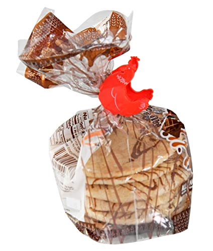 HOME-X Chicken-Shaped Bag Clips for Chips, Food Bags, Kitchen and Laundry, 2.5β L x 2β W, Set of 3