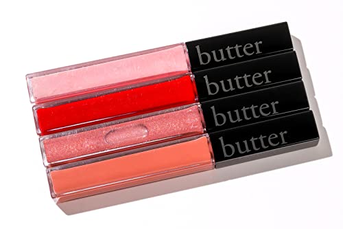 butter LONDON Plush Rush Plumping Lip Gloss, Ultra-Shine & Hydrating, Improves Lip Texture, Cruelty Free, The Big Day