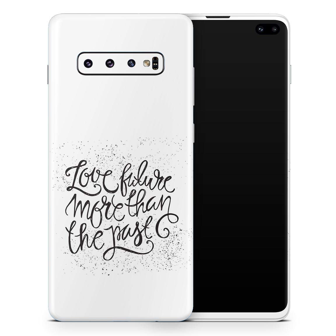 DesignSkinz Love Future More Than The Past Protective Vinyl Decal Wrap Skin Cover Compatible with The Samsung Galaxy S20 (Screen Trim & Back Glass Skin)