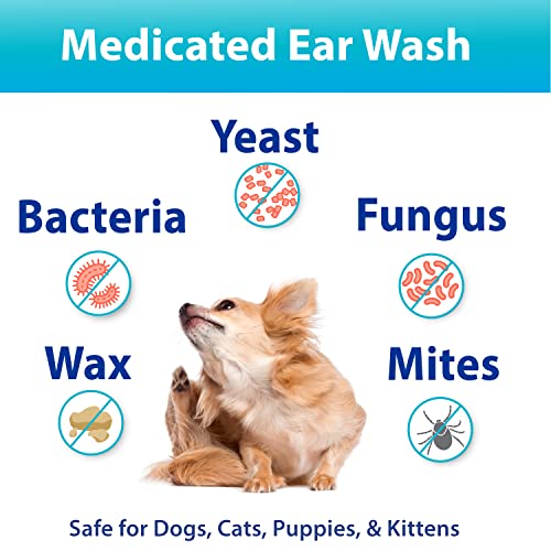 Curaseb Dog Ear Infection Treatment Solution β Soothes Itchy & Inflamed Ears β Cleans Debris and Buildup - 12oz
