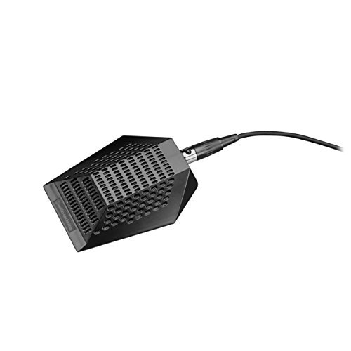 Audio-Technica PRO 44 Cardioid Condenser Boundary Microphone with 10-Foot XLR Cable and 6-Pack Reusable Cable Ties